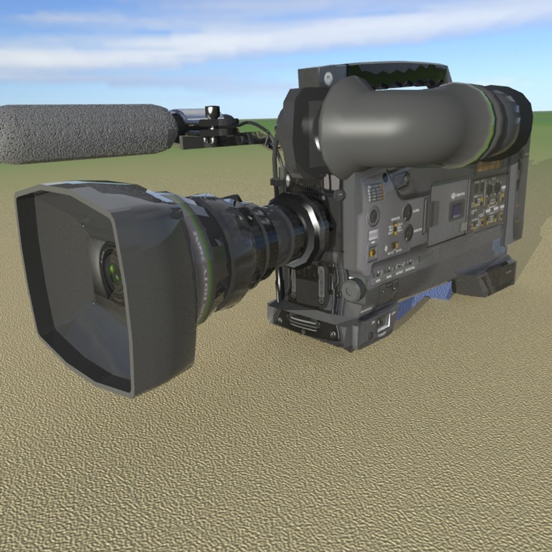 3d model video camera