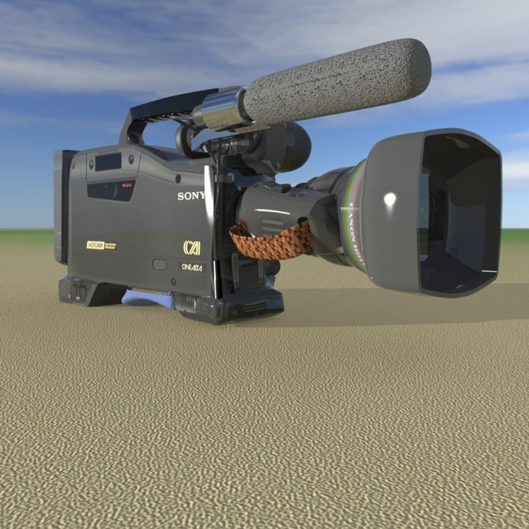 3d model video camera