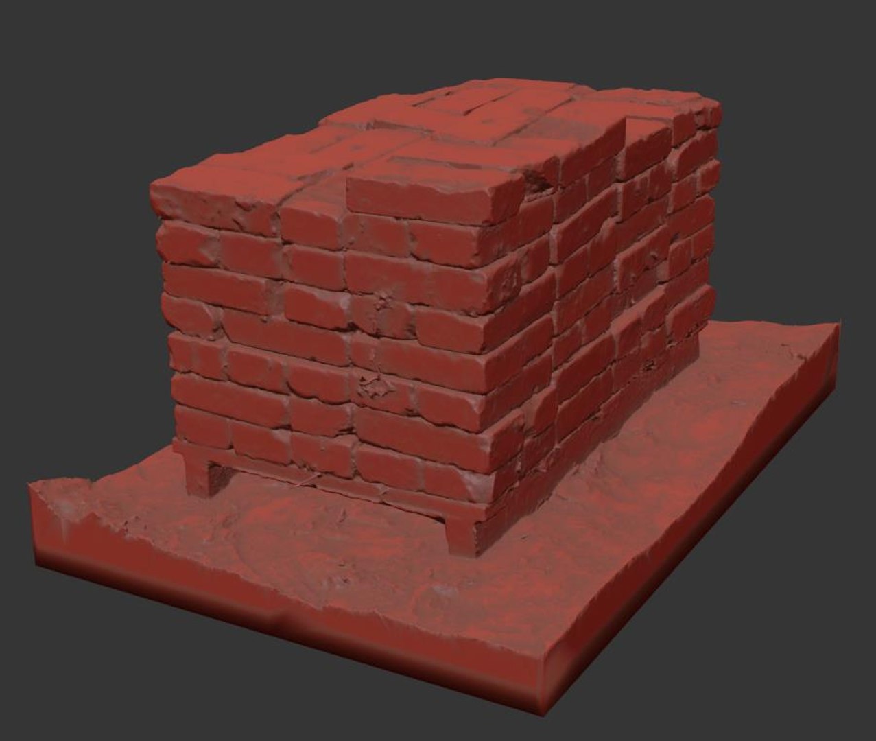Ultra Realistic Bricks Scan 3D Model - TurboSquid 1337750
