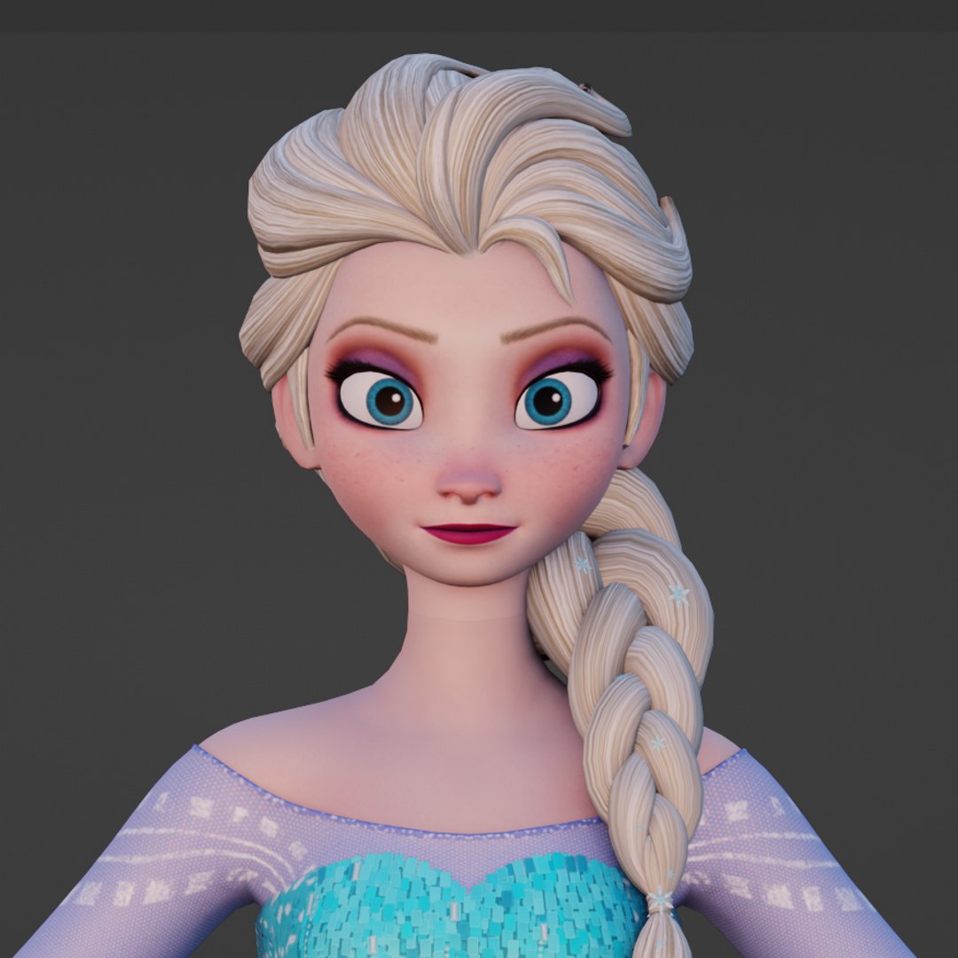 ELSA Rigged Animated 3D - TurboSquid 2422149