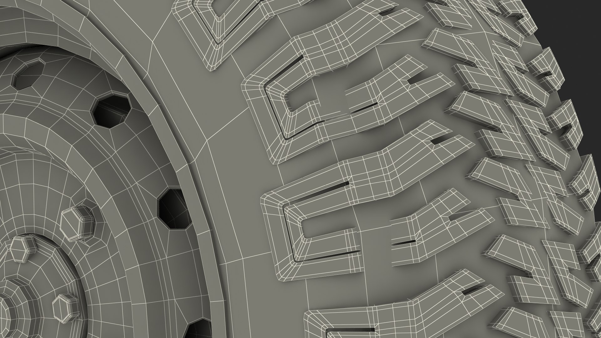 Goodyear Wrangler Mud Terrain Tyre 3D - TurboSquid 1766380