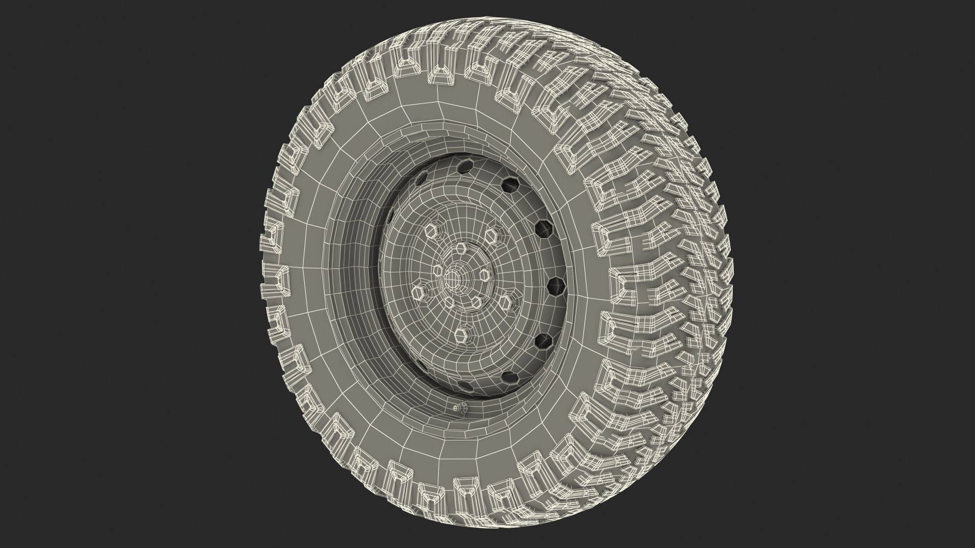 Goodyear Wrangler Mud Terrain Tyre 3D - TurboSquid 1766380