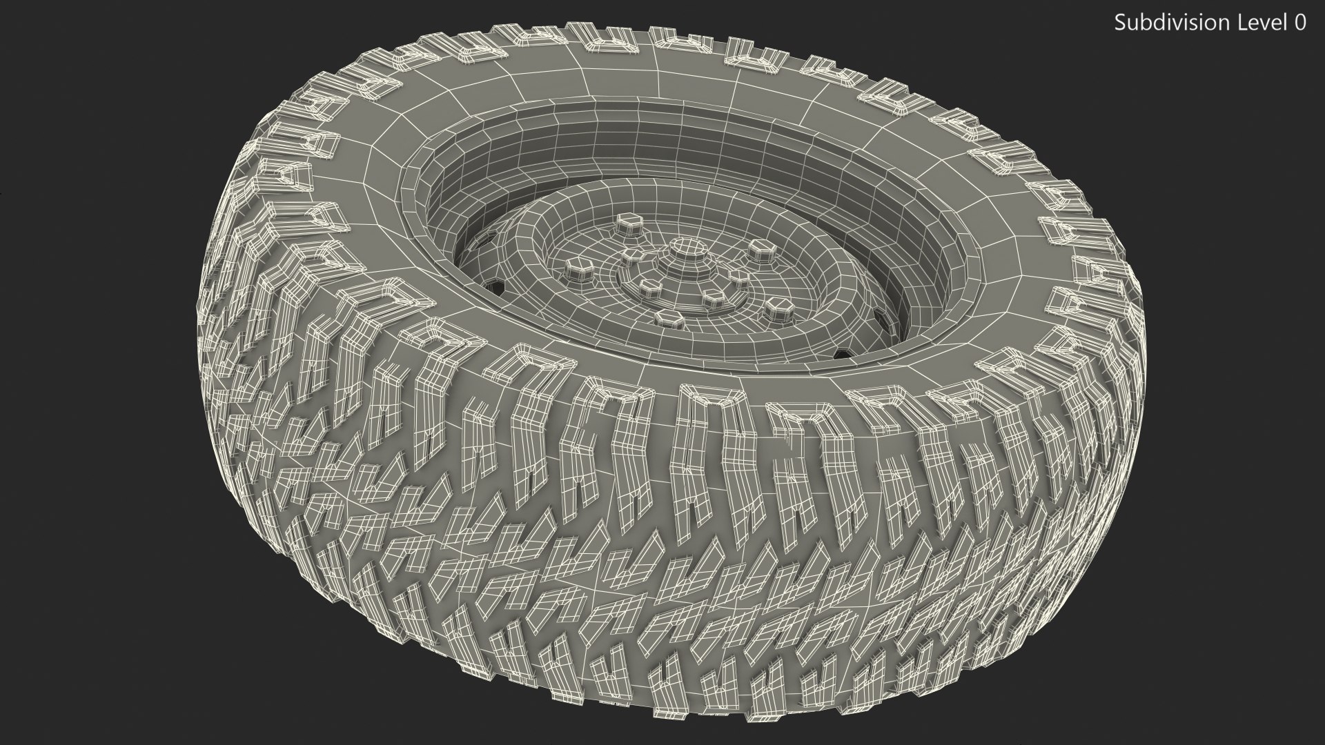 Goodyear Wrangler Mud Terrain Tyre 3D - TurboSquid 1766380
