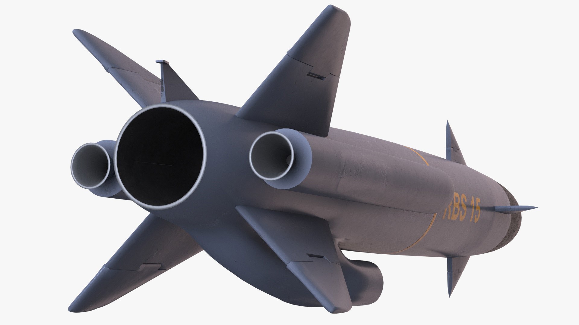 3D RBS 15 Anti-Ship Missile Model - TurboSquid 2031421