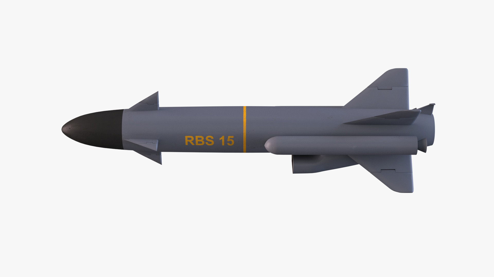 3D RBS 15 Anti-Ship Missile Model - TurboSquid 2031421