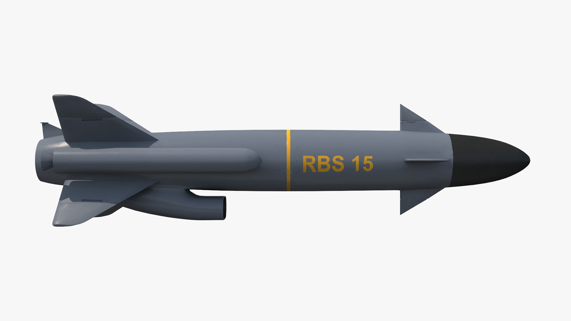 3D RBS 15 Anti-Ship Missile Model - TurboSquid 2031421