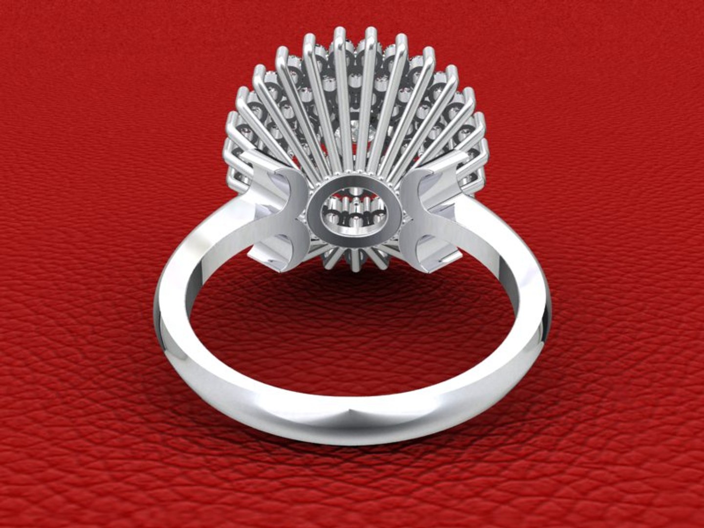3d Model Silver Ring