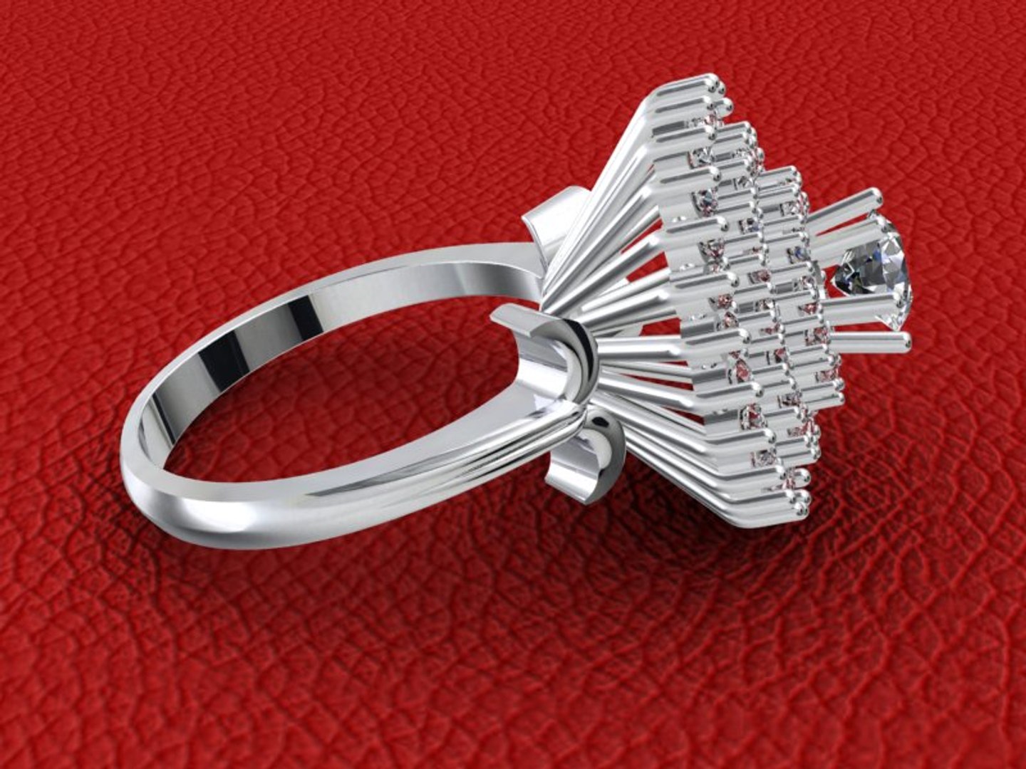3d Model Silver Ring