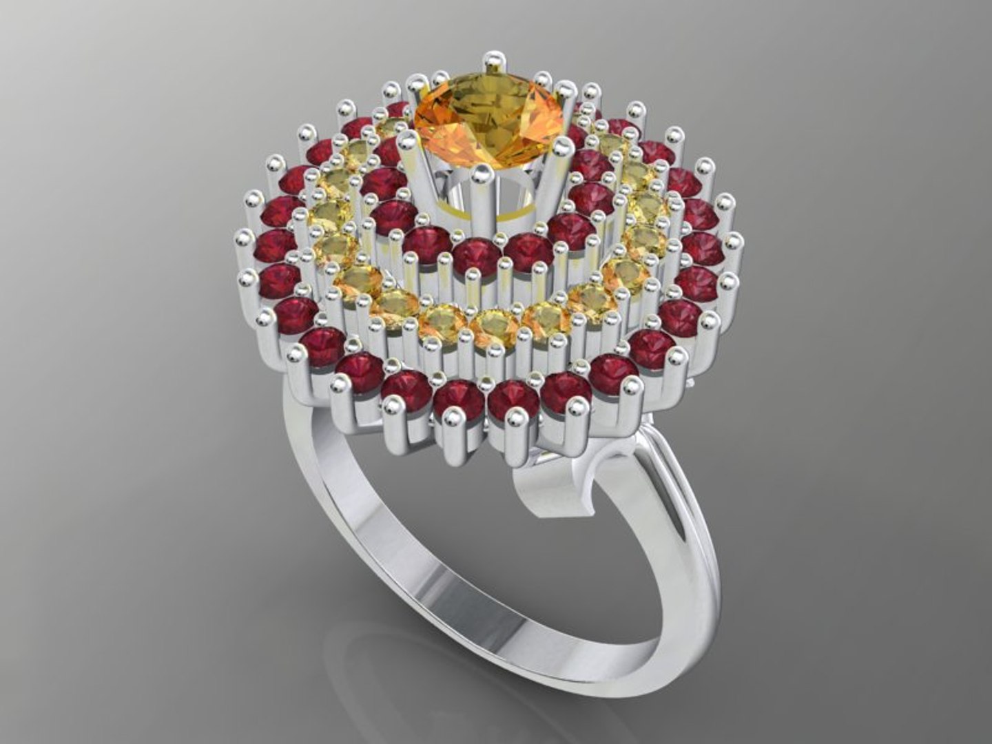 3d Model Silver Ring
