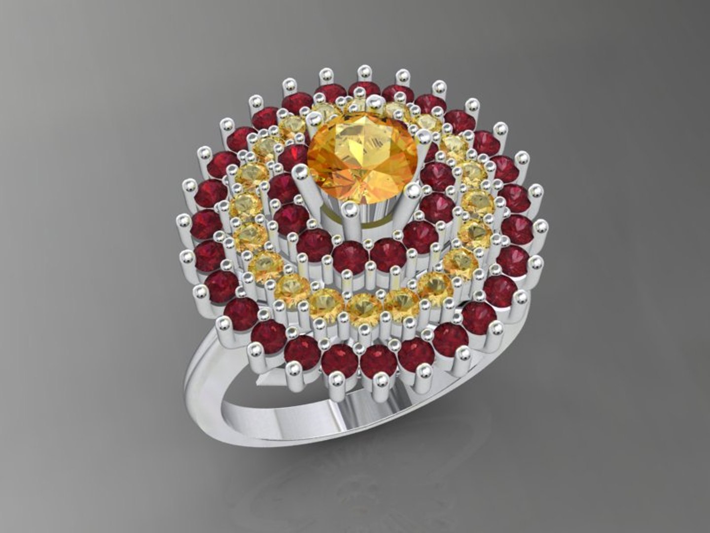3d Model Silver Ring