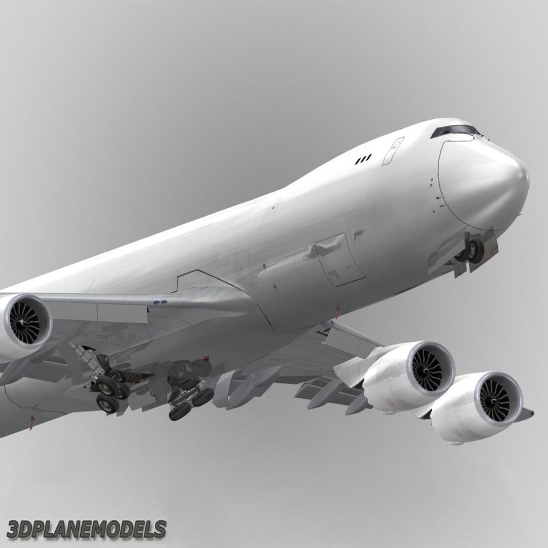 b747-8 generic white 747 max