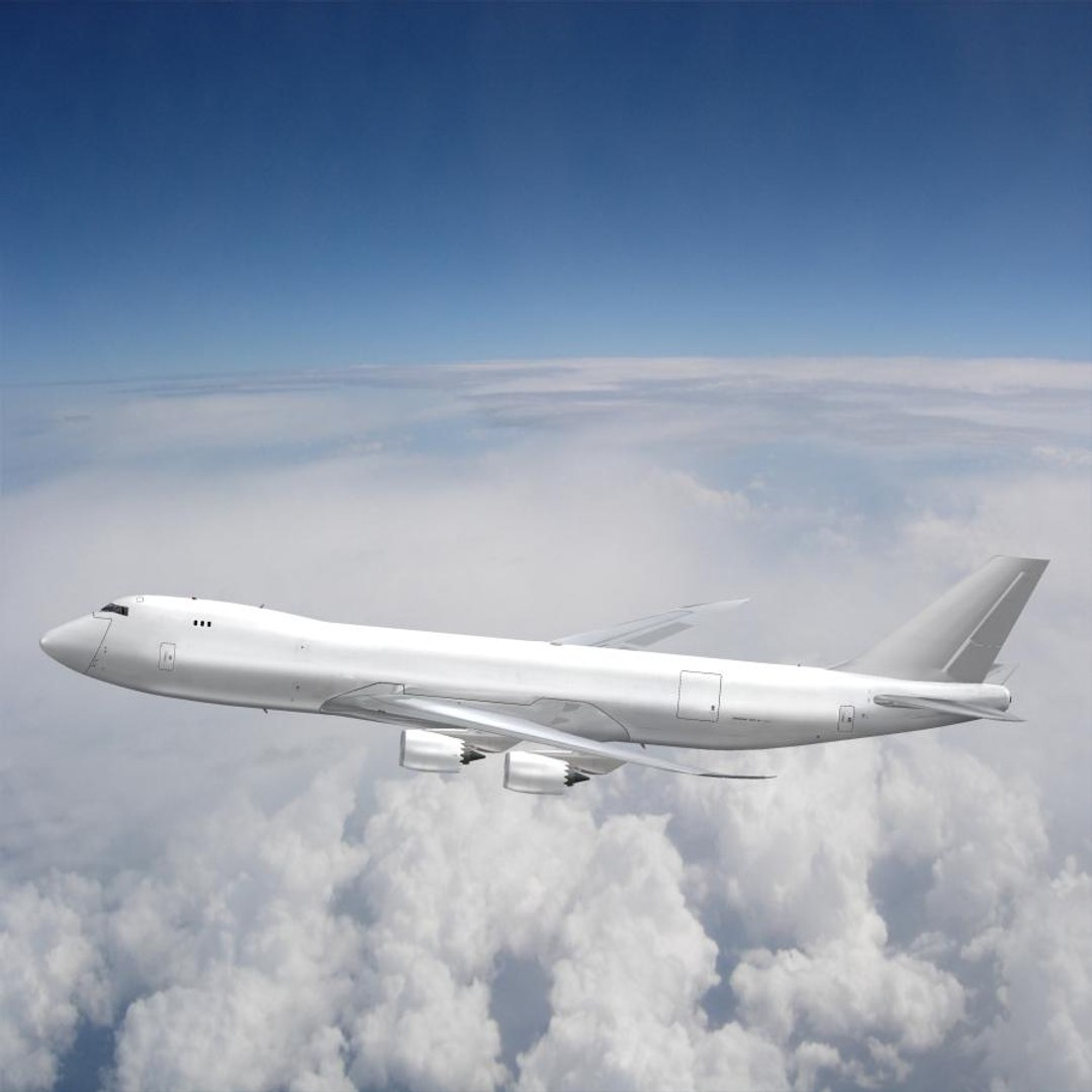 b747-8 generic white 747 max