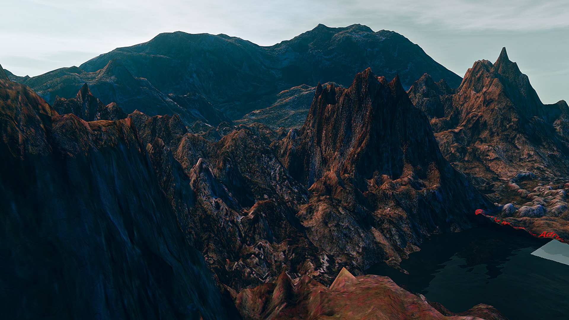 Mountains Atmosphere 3d Model