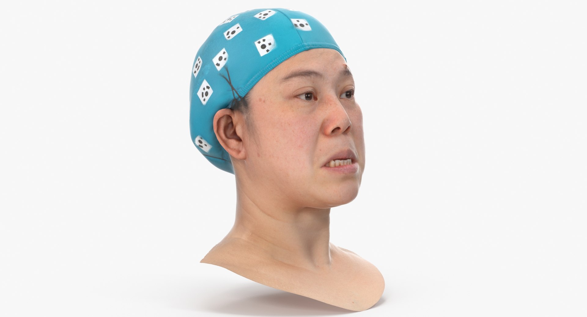 Mei Human Head Jaw Thrust AU29 Clean Scan 3D Model - TurboSquid 1748717
