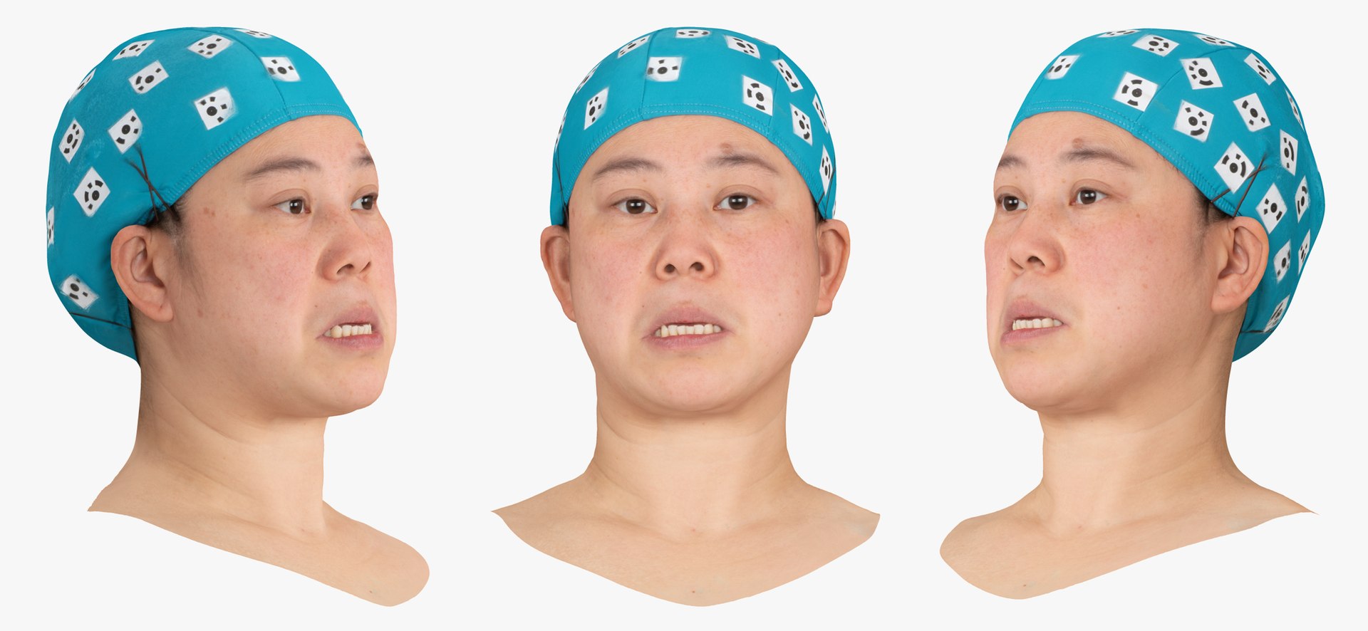 Mei Human Head Jaw Thrust AU29 Clean Scan 3D Model - TurboSquid 1748717