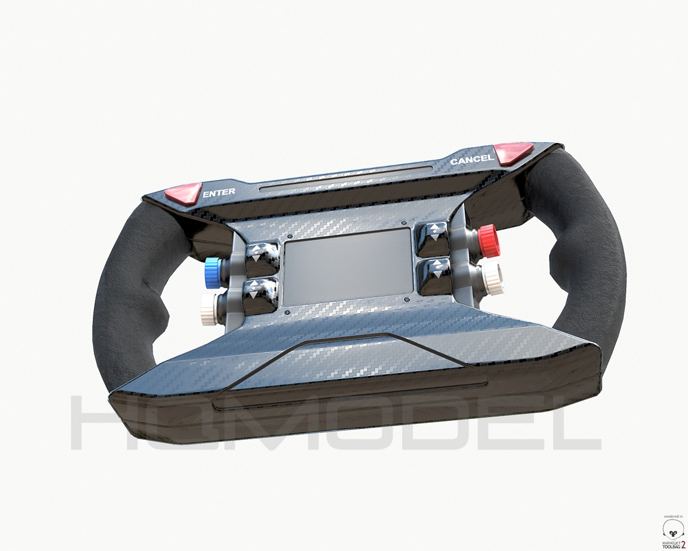 Generic Steer Wheel Sci Fi 3d Max