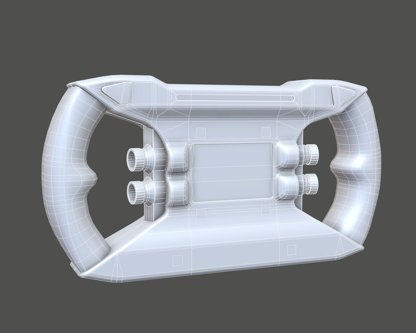 Generic Steer Wheel Sci Fi 3d Max