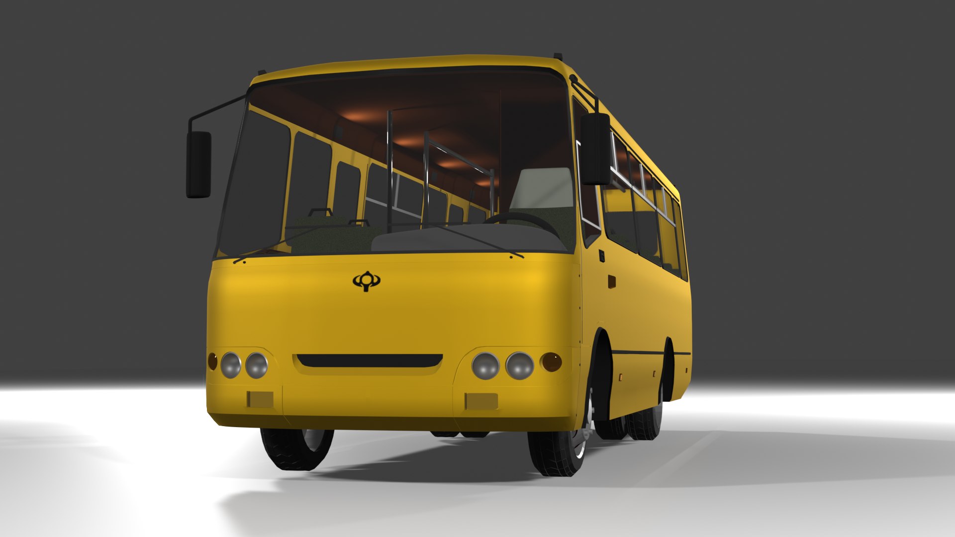 City Bus Of Ukraine Bogdan 3D - TurboSquid 2150502