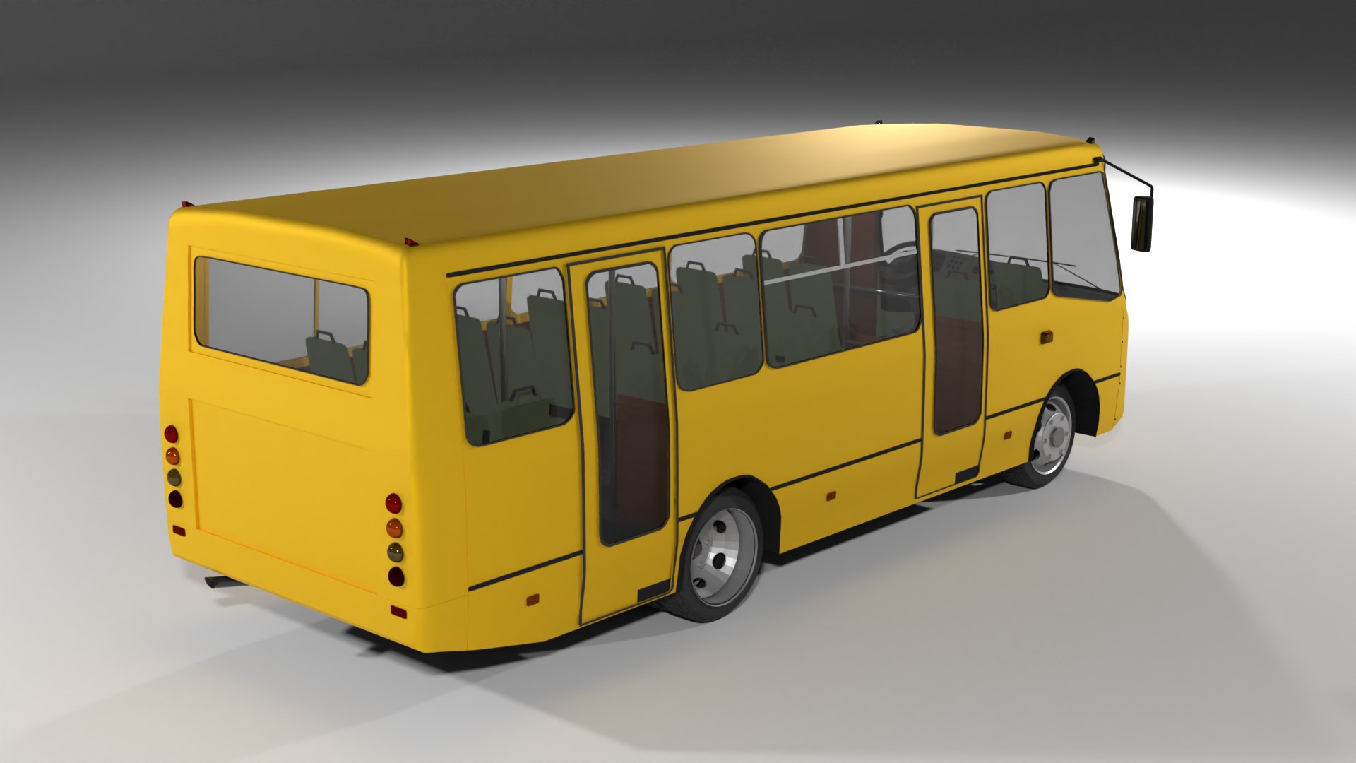 City Bus Of Ukraine Bogdan 3D - TurboSquid 2150502