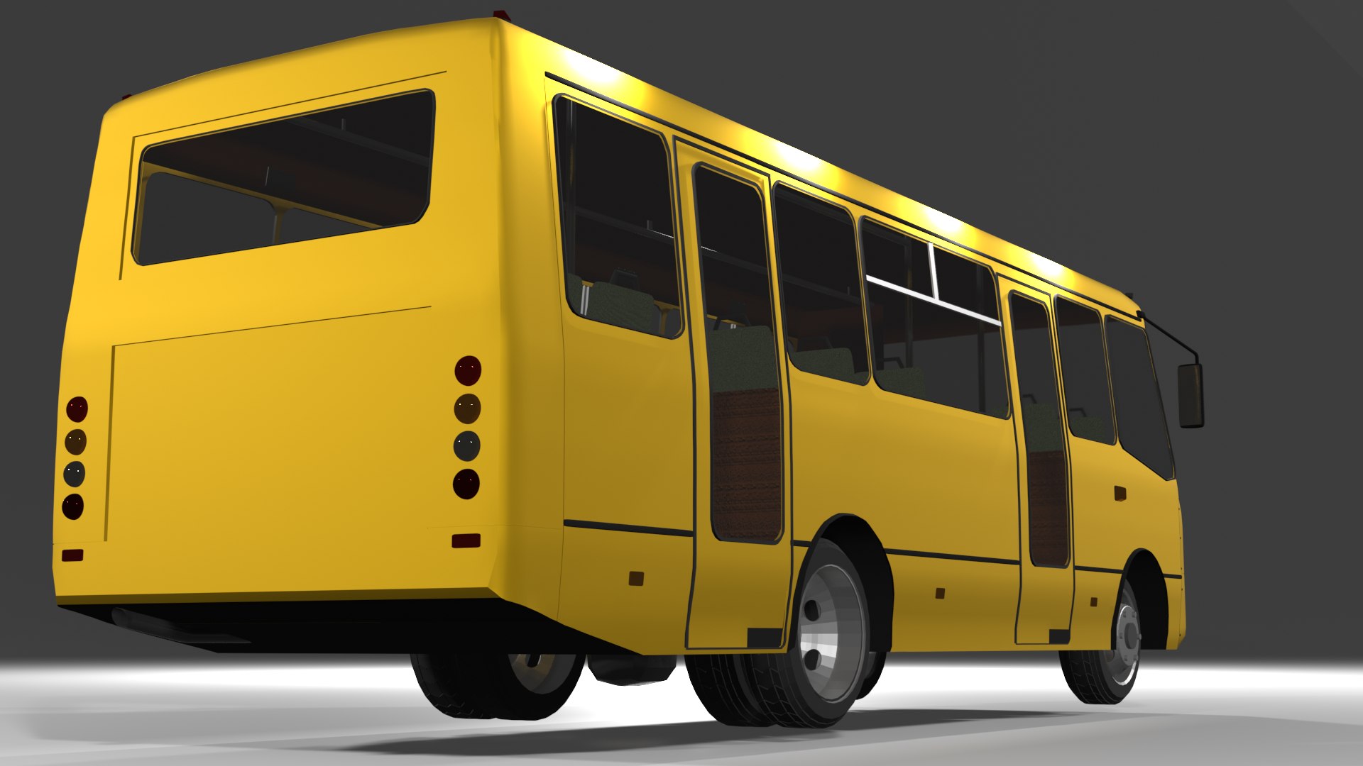 City Bus Of Ukraine Bogdan 3D - TurboSquid 2150502