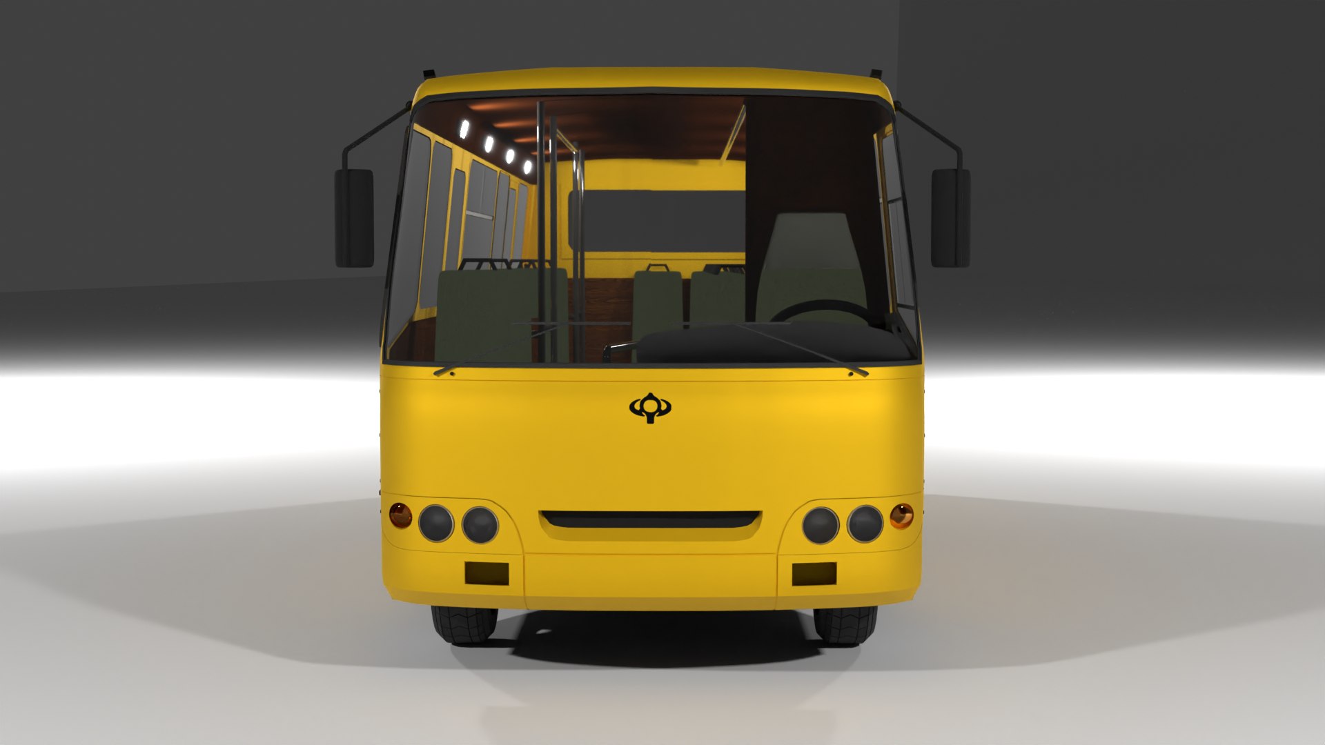 City Bus Of Ukraine Bogdan 3D - TurboSquid 2150502