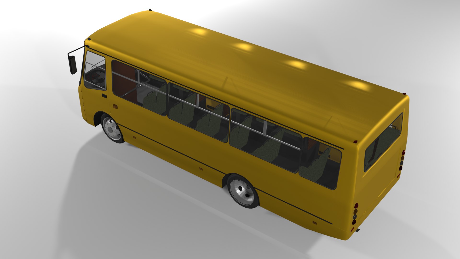City Bus Of Ukraine Bogdan 3D - TurboSquid 2150502