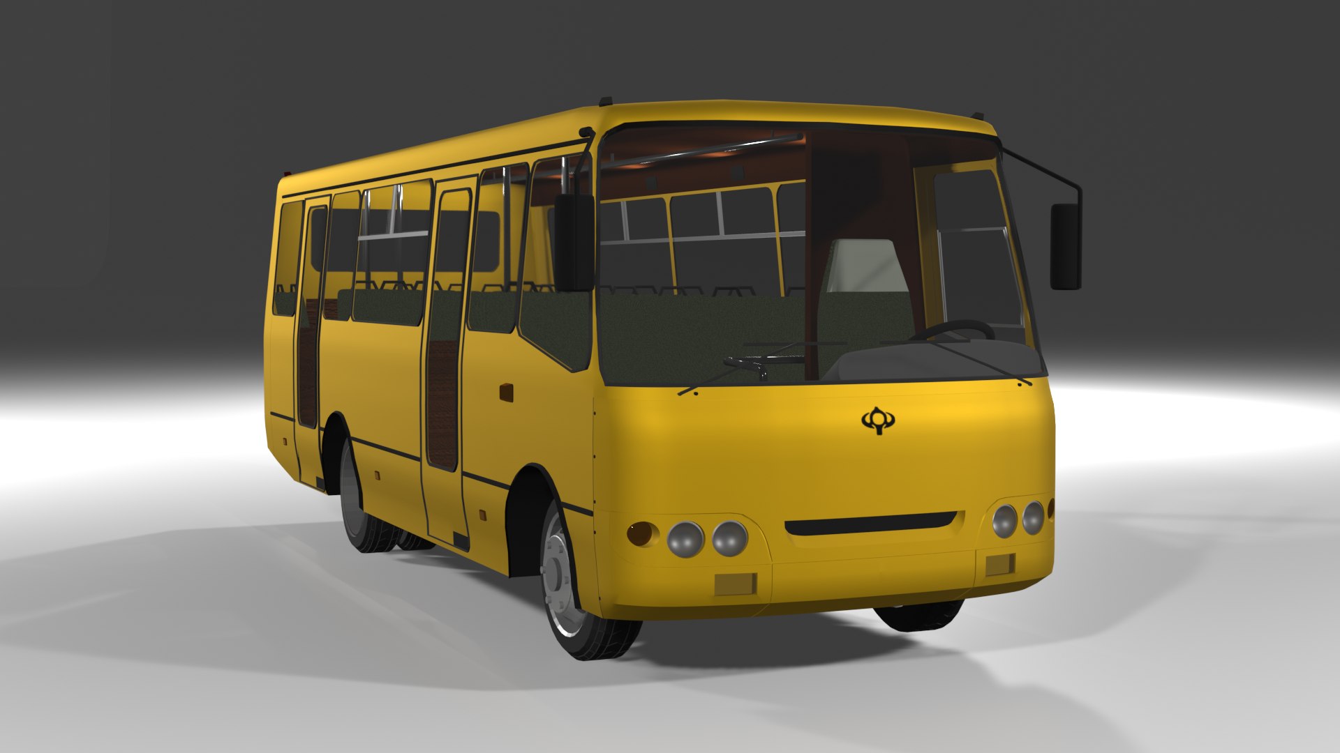 City Bus Of Ukraine Bogdan 3D - TurboSquid 2150502