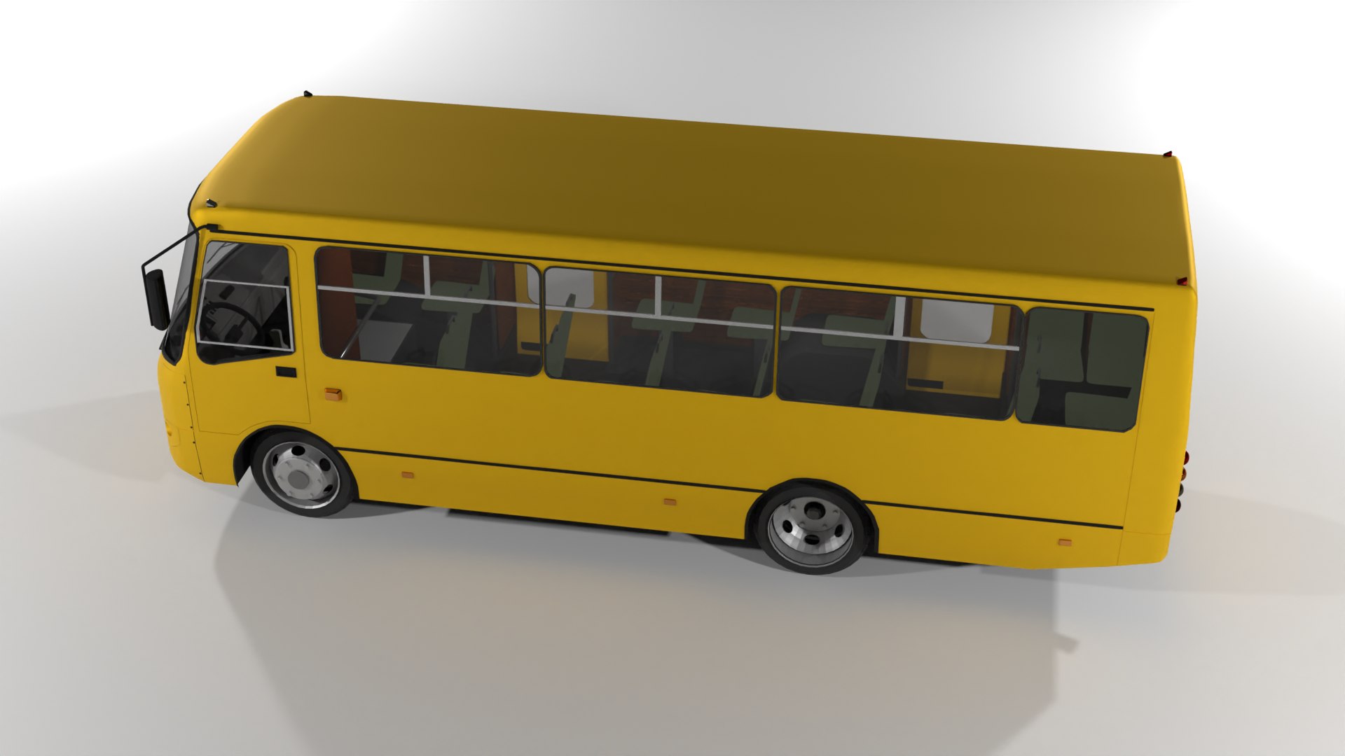 City Bus Of Ukraine Bogdan 3D - TurboSquid 2150502
