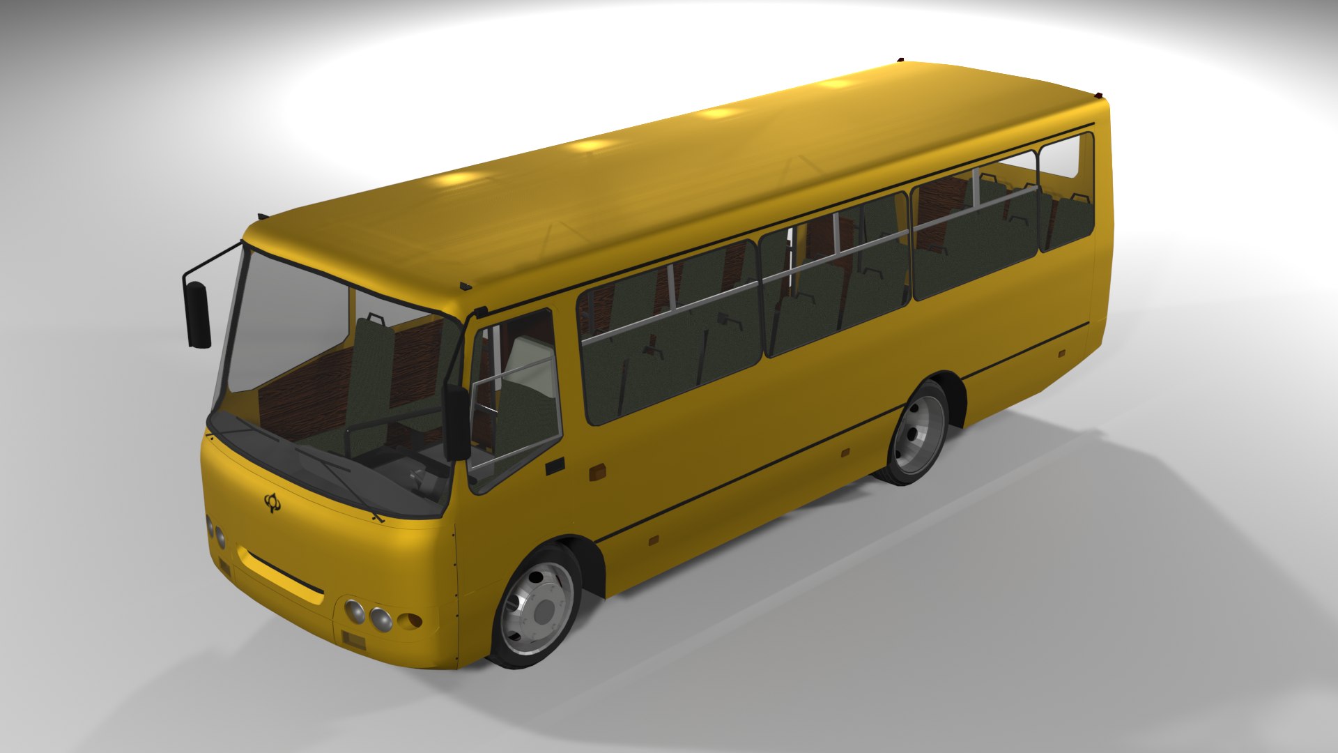 City Bus Of Ukraine Bogdan 3D - TurboSquid 2150502