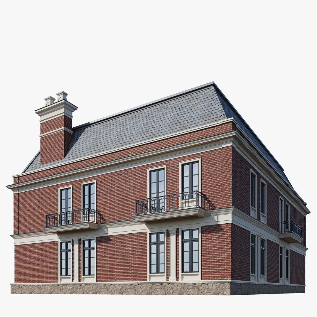 Classic House 4 Max 3D - TurboSquid 1800260