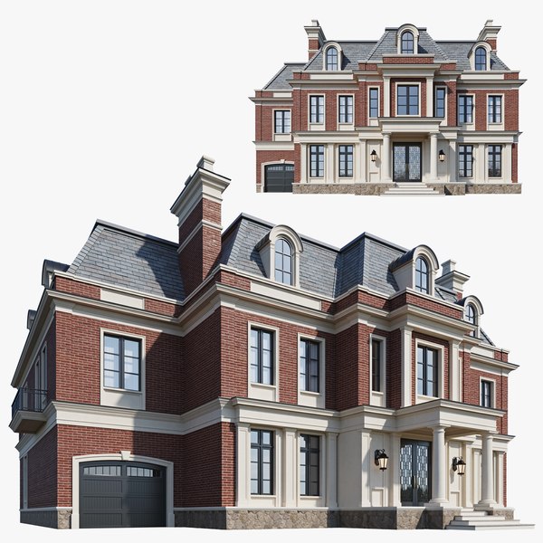 Classic house 4 max 3D - TurboSquid 1800260