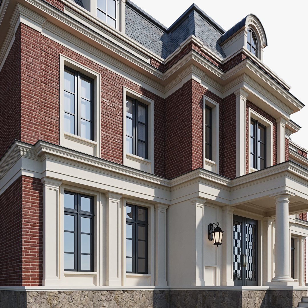 Classic House 4 Max 3D - TurboSquid 1800260