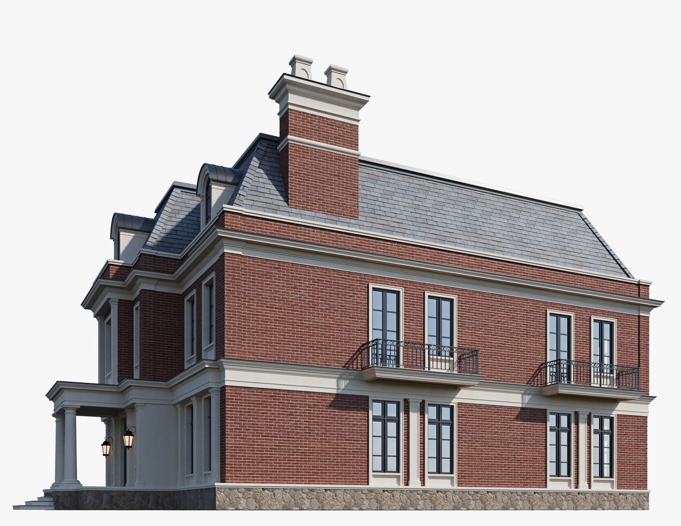 Classic House 4 Max 3D - TurboSquid 1800260