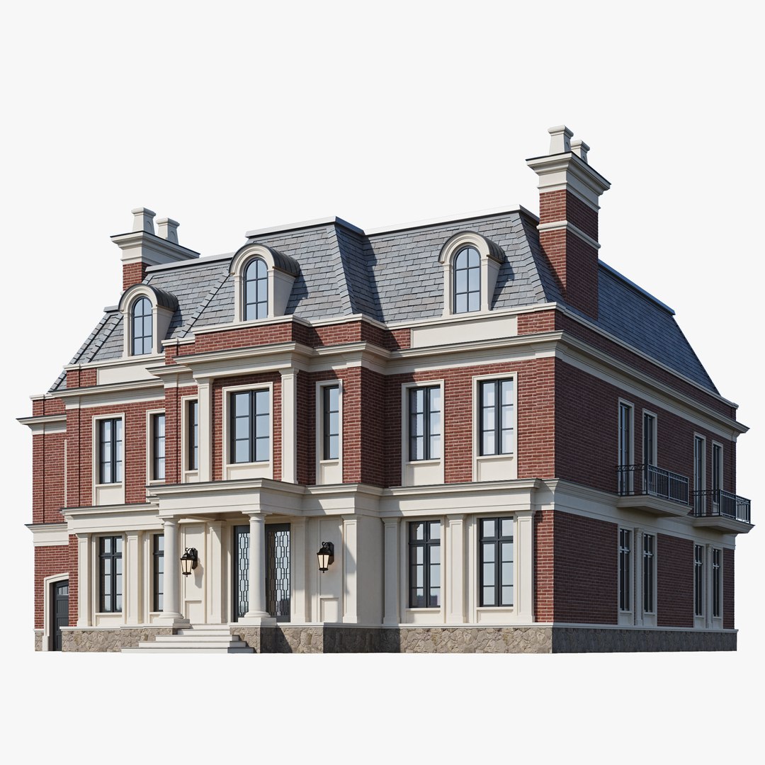 Classic House 4 Max 3D - TurboSquid 1800260