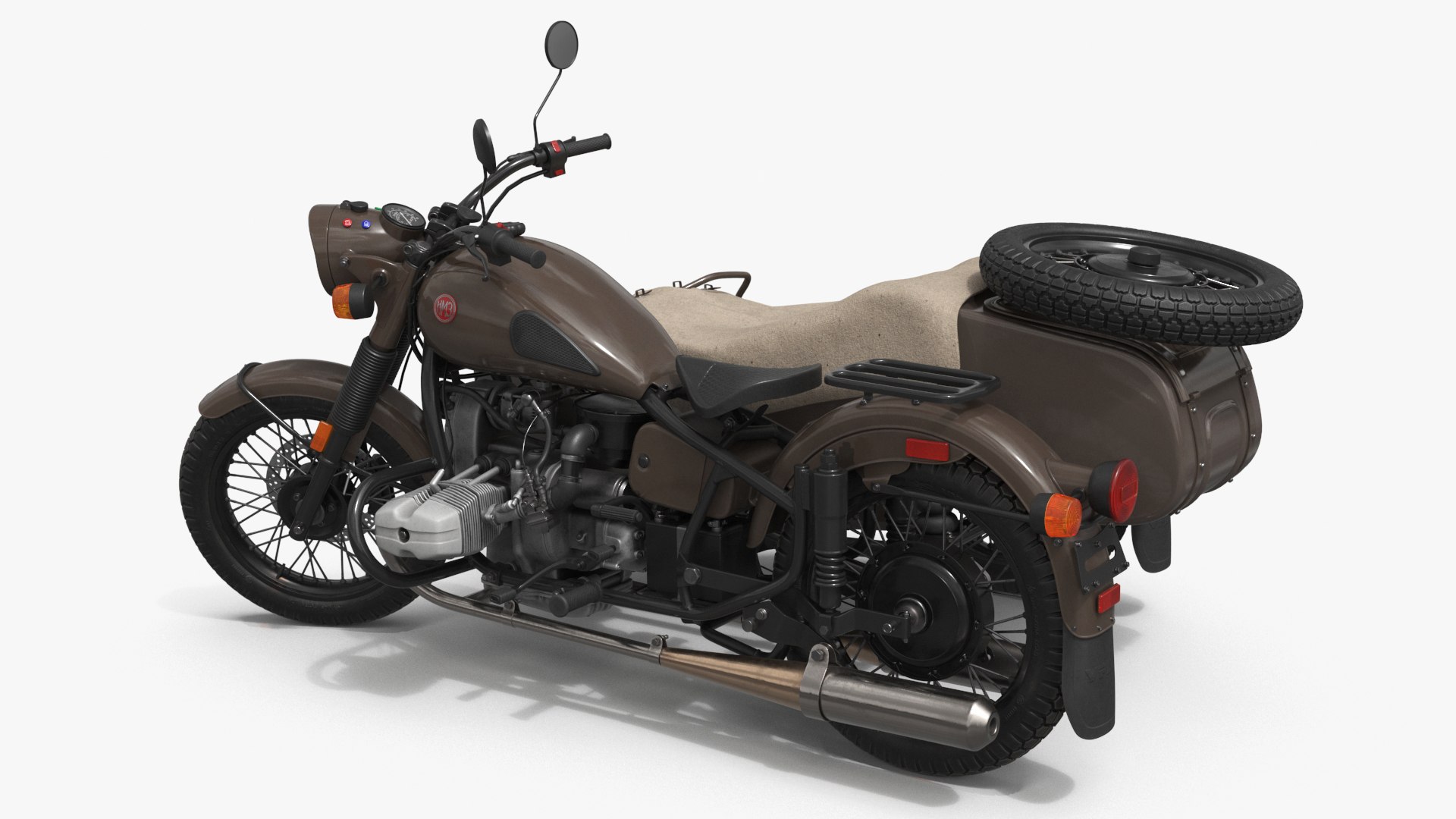 Ural M70 Sidecar Motorcycles Rigged Collection 3D Model - TurboSquid ...