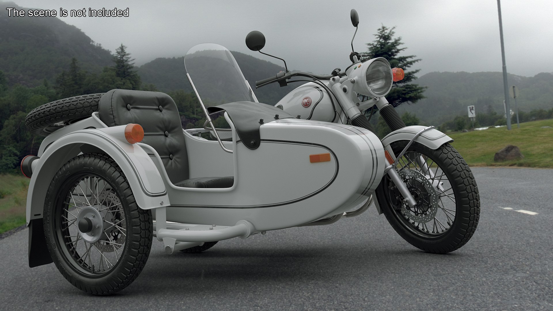 Ural M70 Sidecar Motorcycles Rigged Collection 3D Model - TurboSquid 2414418