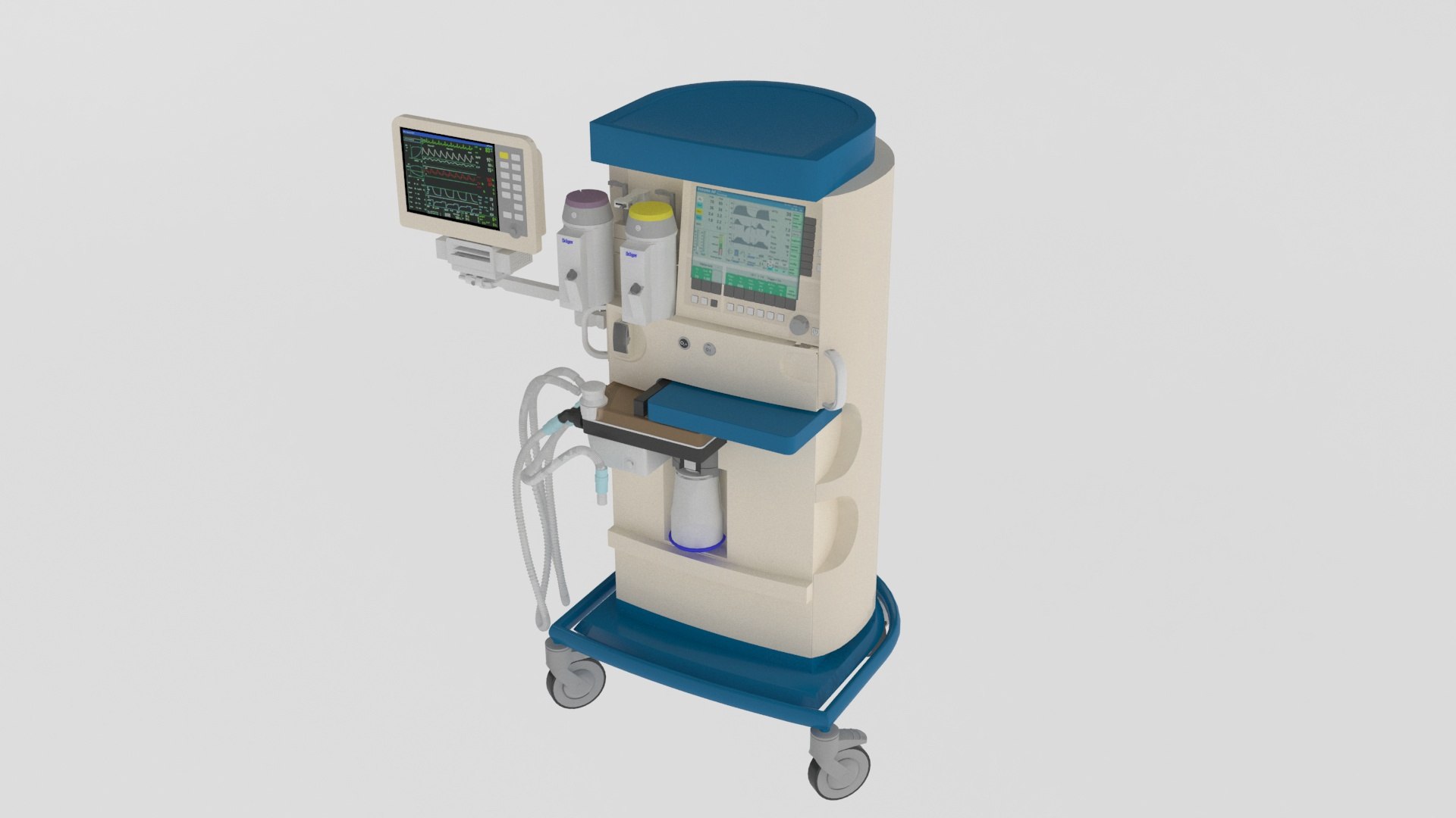 3D The Anesthesia Machine - TurboSquid 2133441
