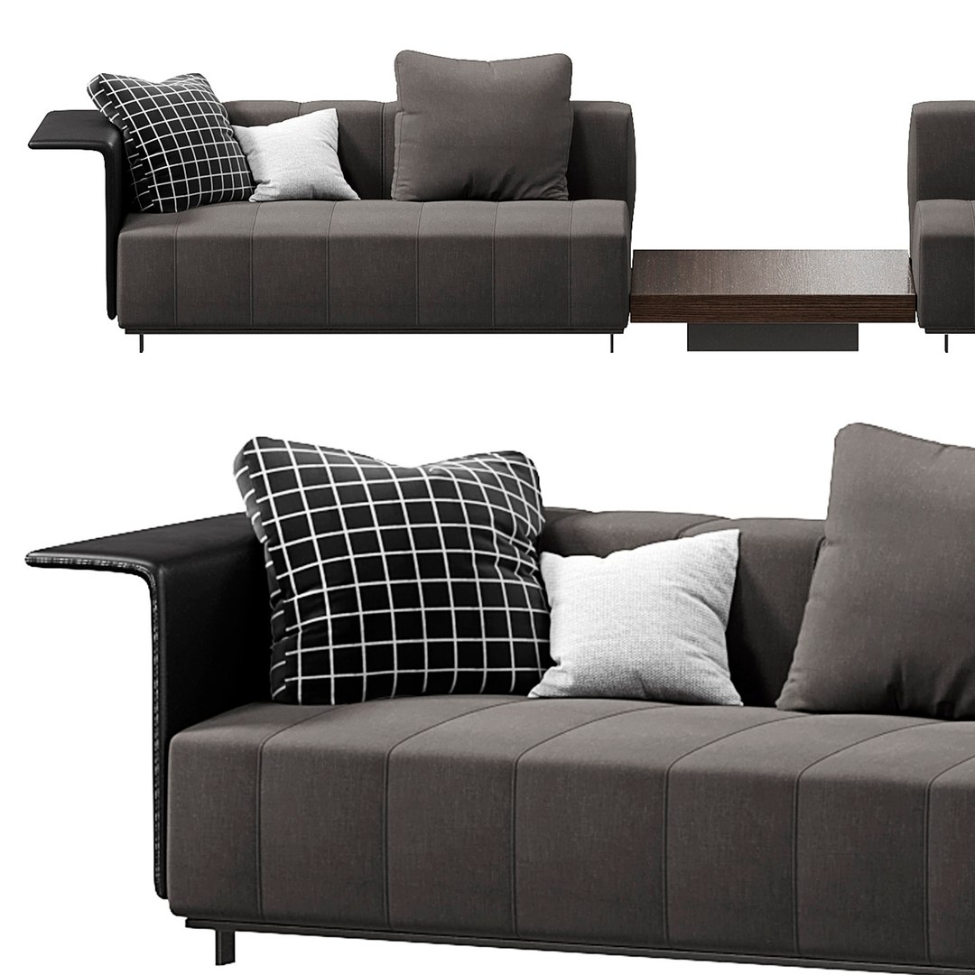 Freeman Lounge Sofa By Minotti 3D - TurboSquid 1947607
