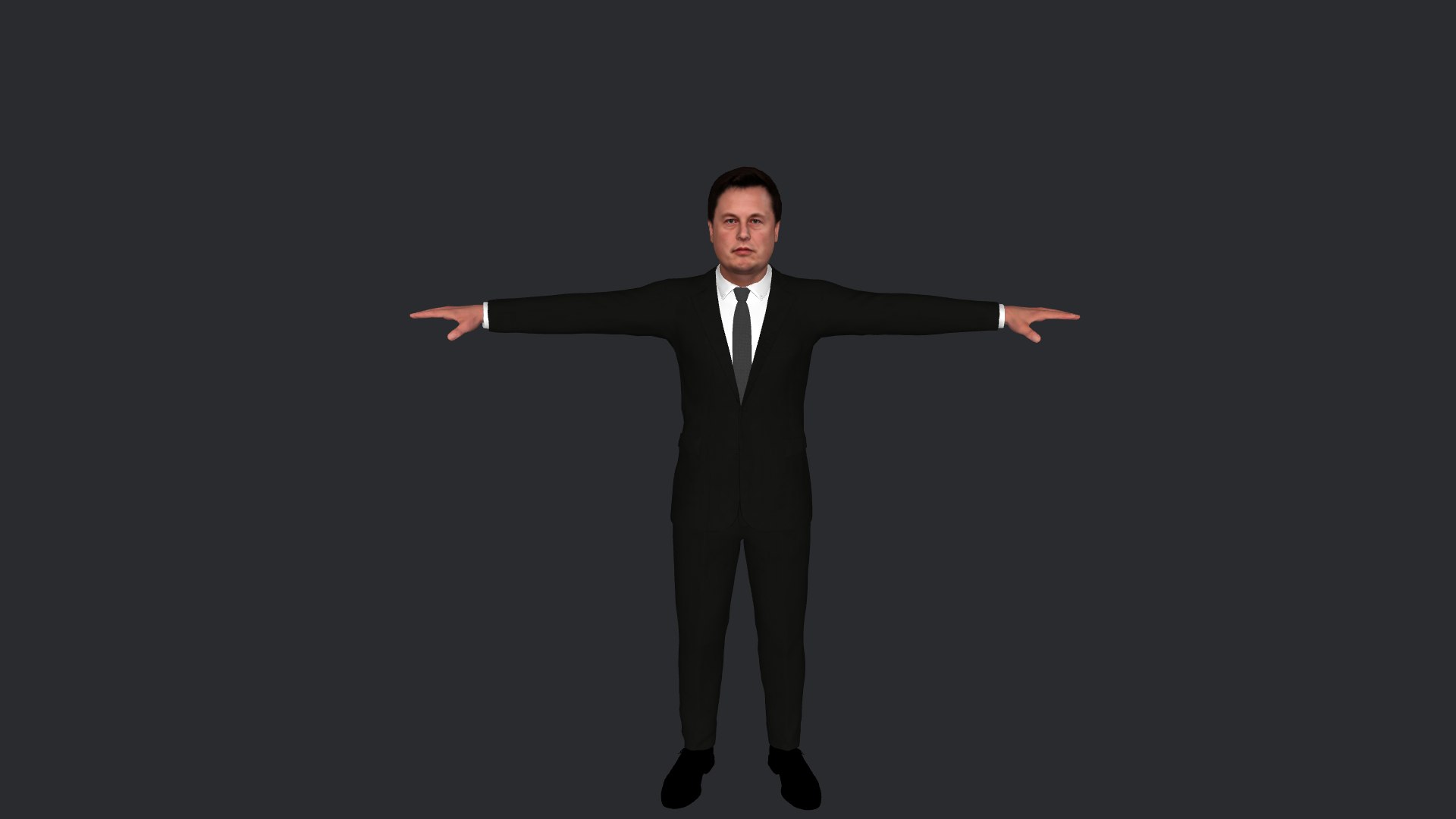 3D Elon Musk Hyper Realistic Full Body Fully Rigged 3D Character ...
