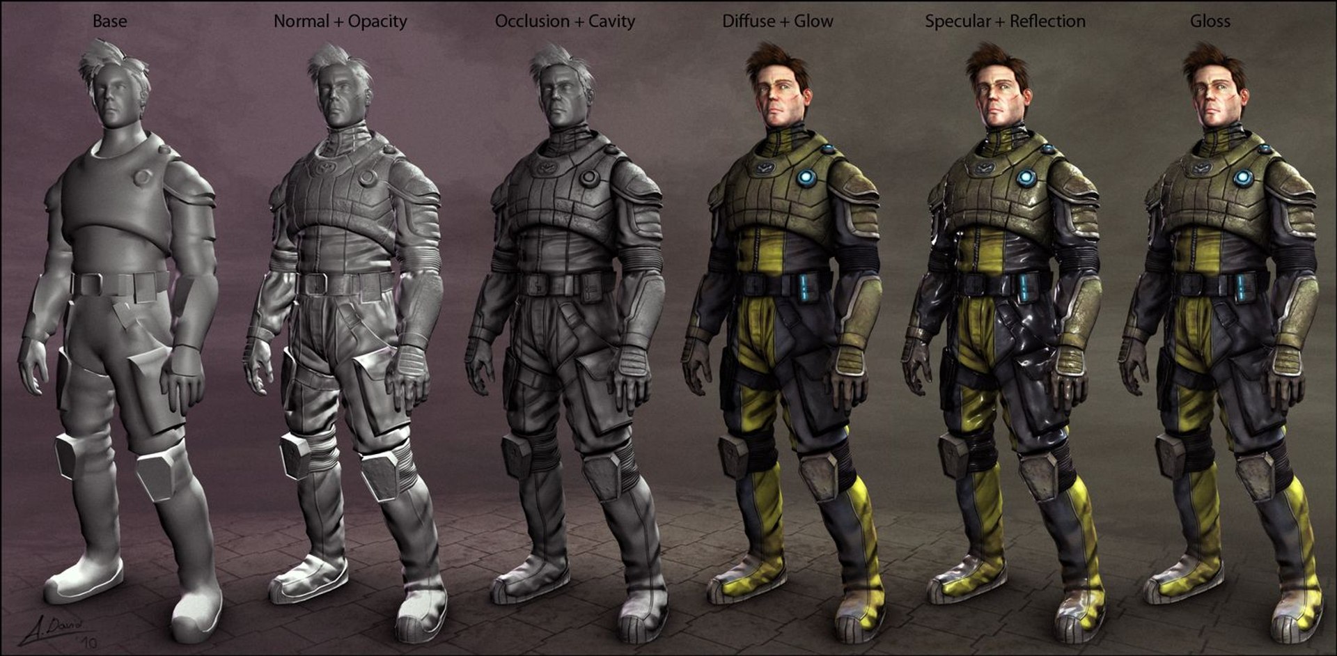 Character Videogame 3d Obj