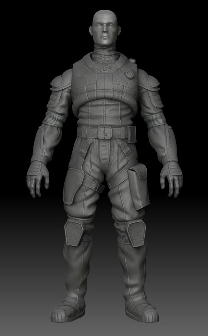 Character Videogame 3d Obj