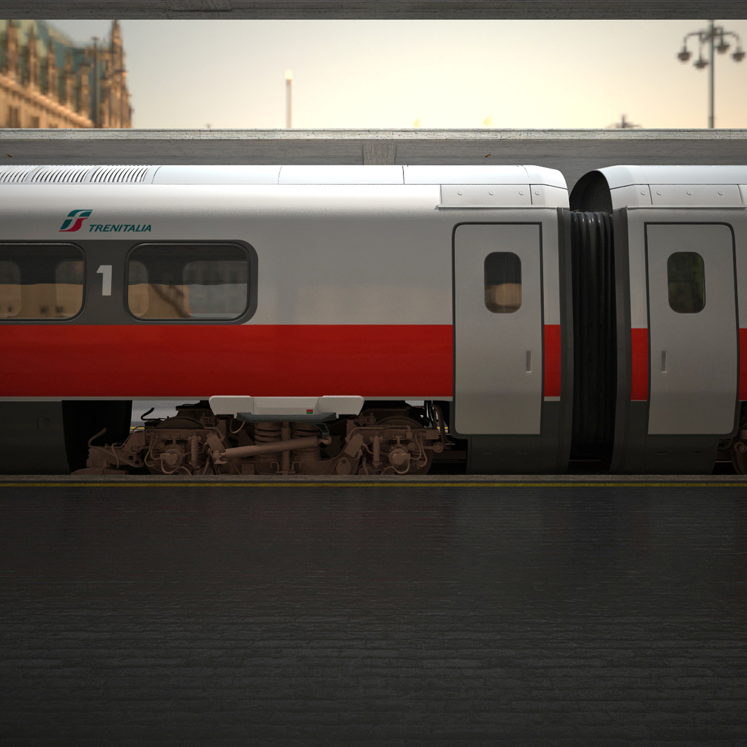 etr train 3d model