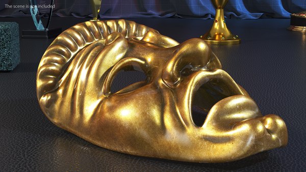 modelo 3d Máscara dramática - TurboSquid 2092951