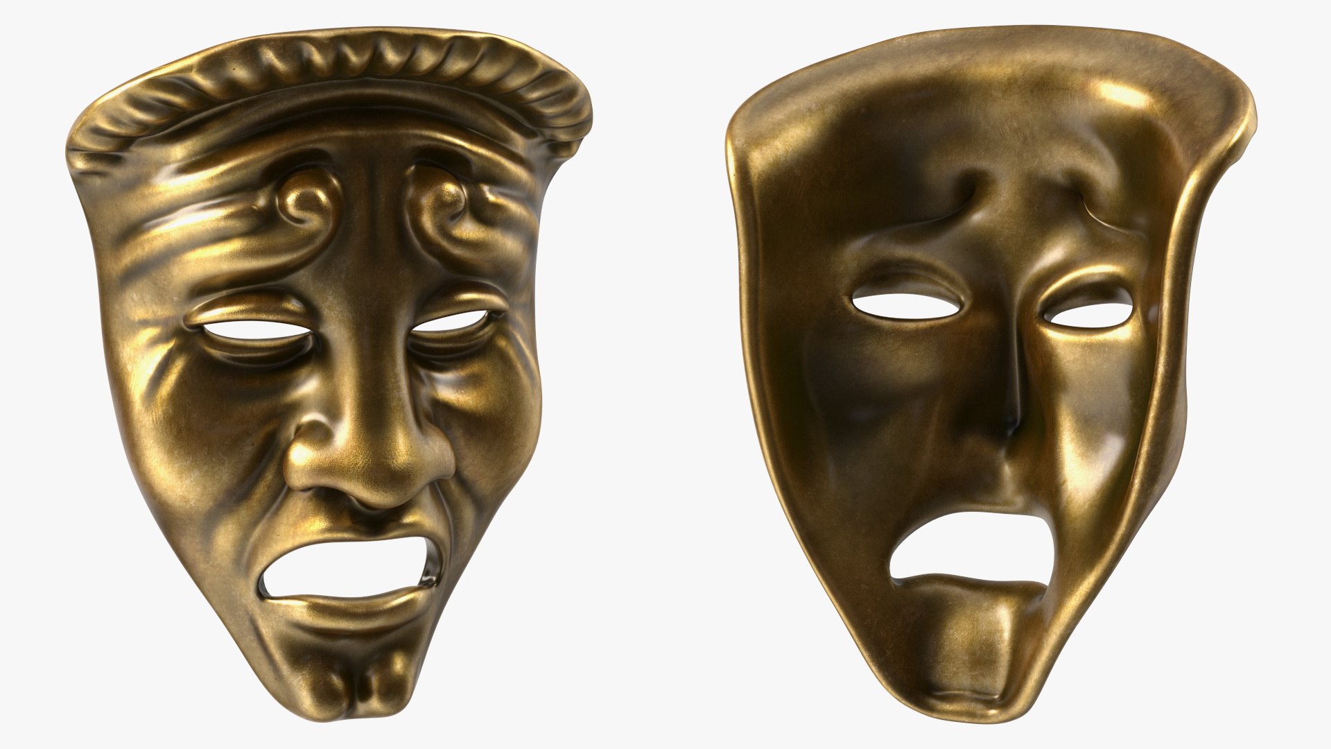Drama Mask 3D model - TurboSquid 2092951