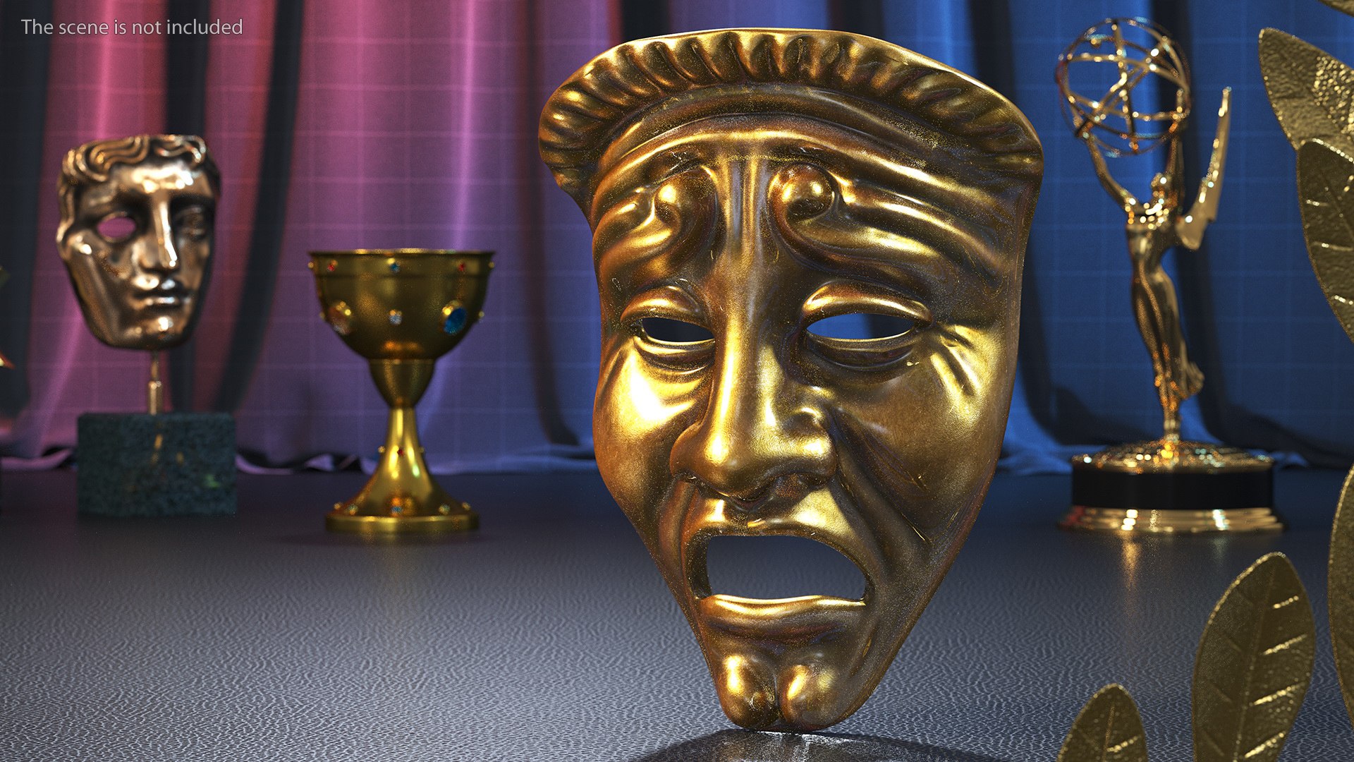Drama Mask 3D Model - TurboSquid 2092951