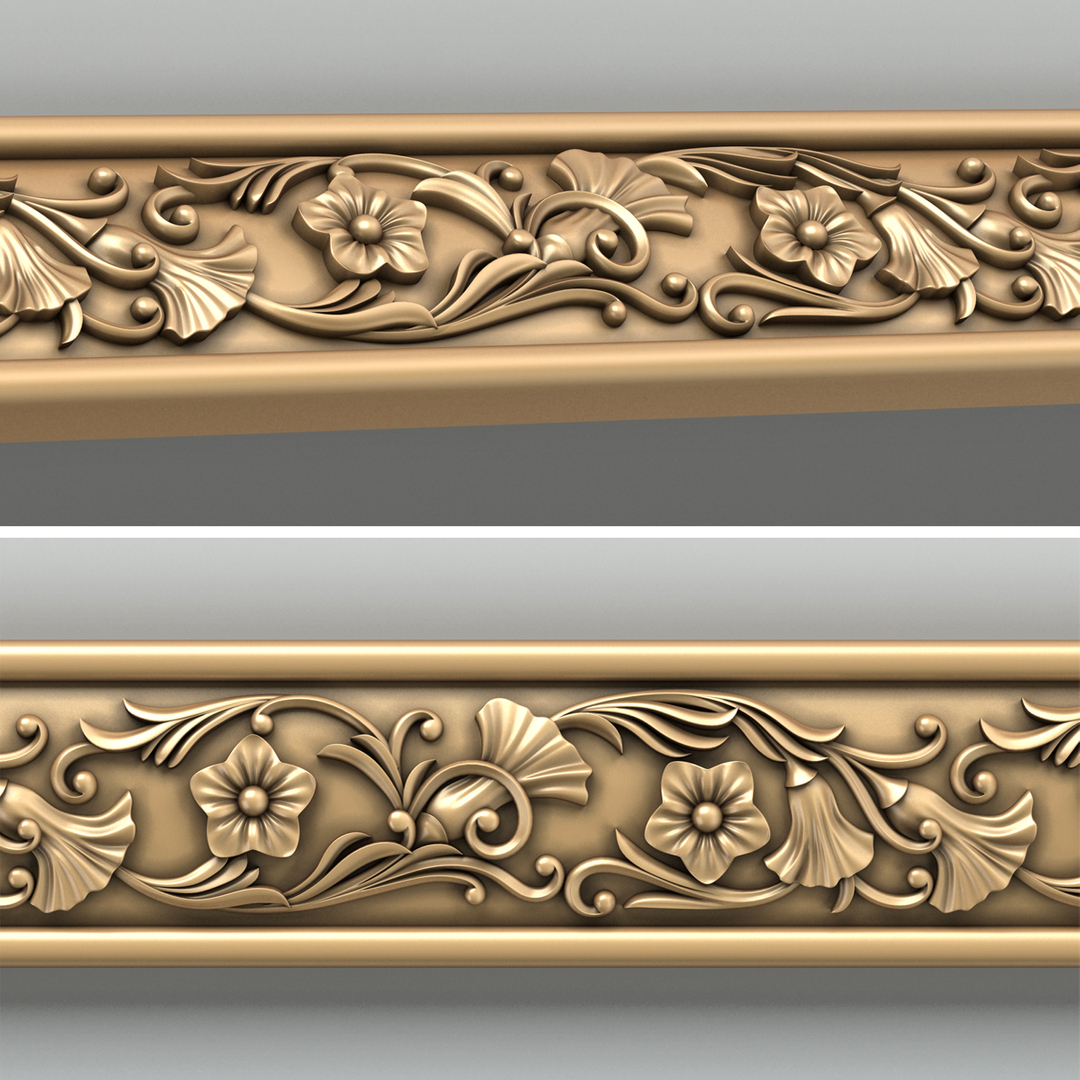 3d decorative moldings 001 model