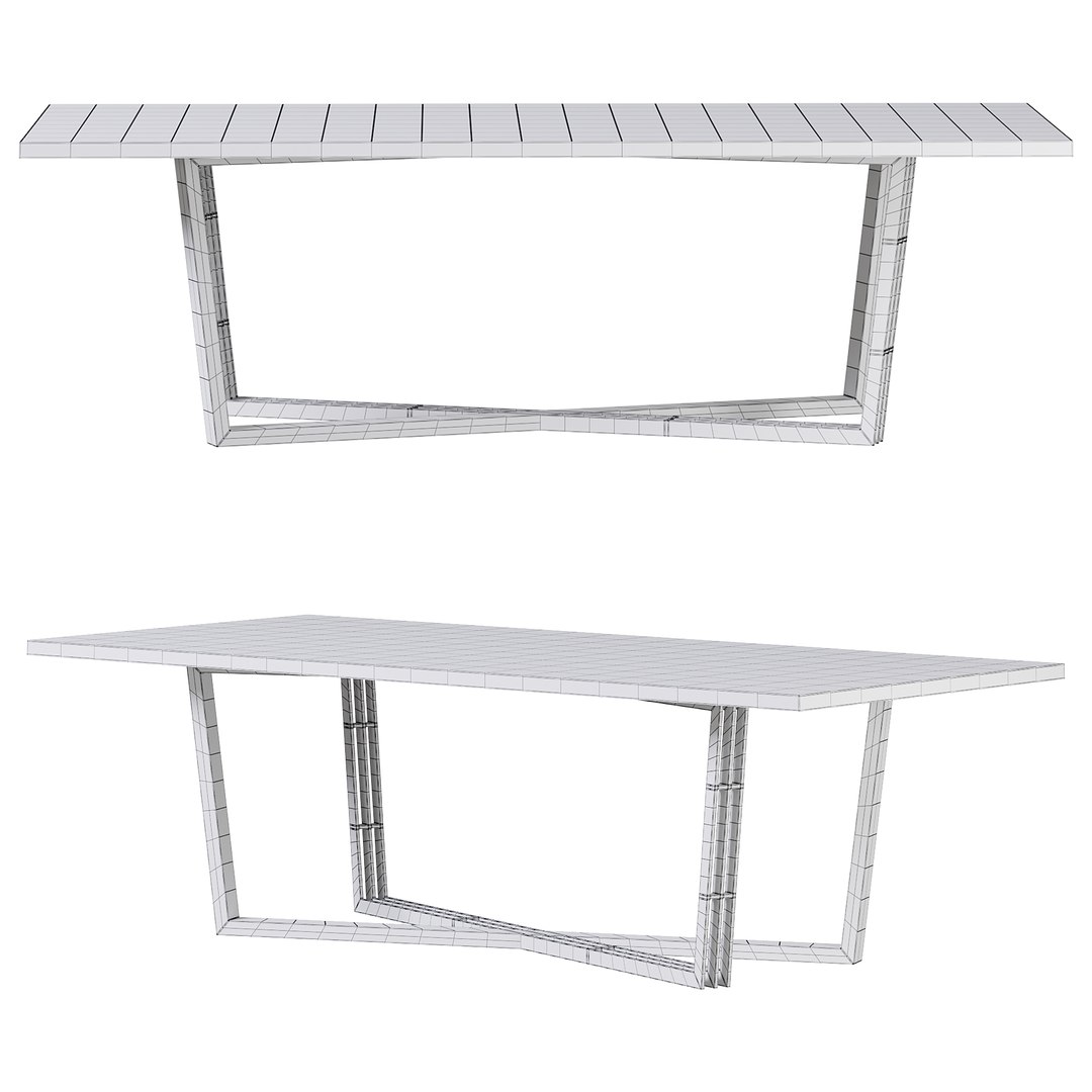 ALISON DINING TABLE By Laskasas 3D - TurboSquid 1957786