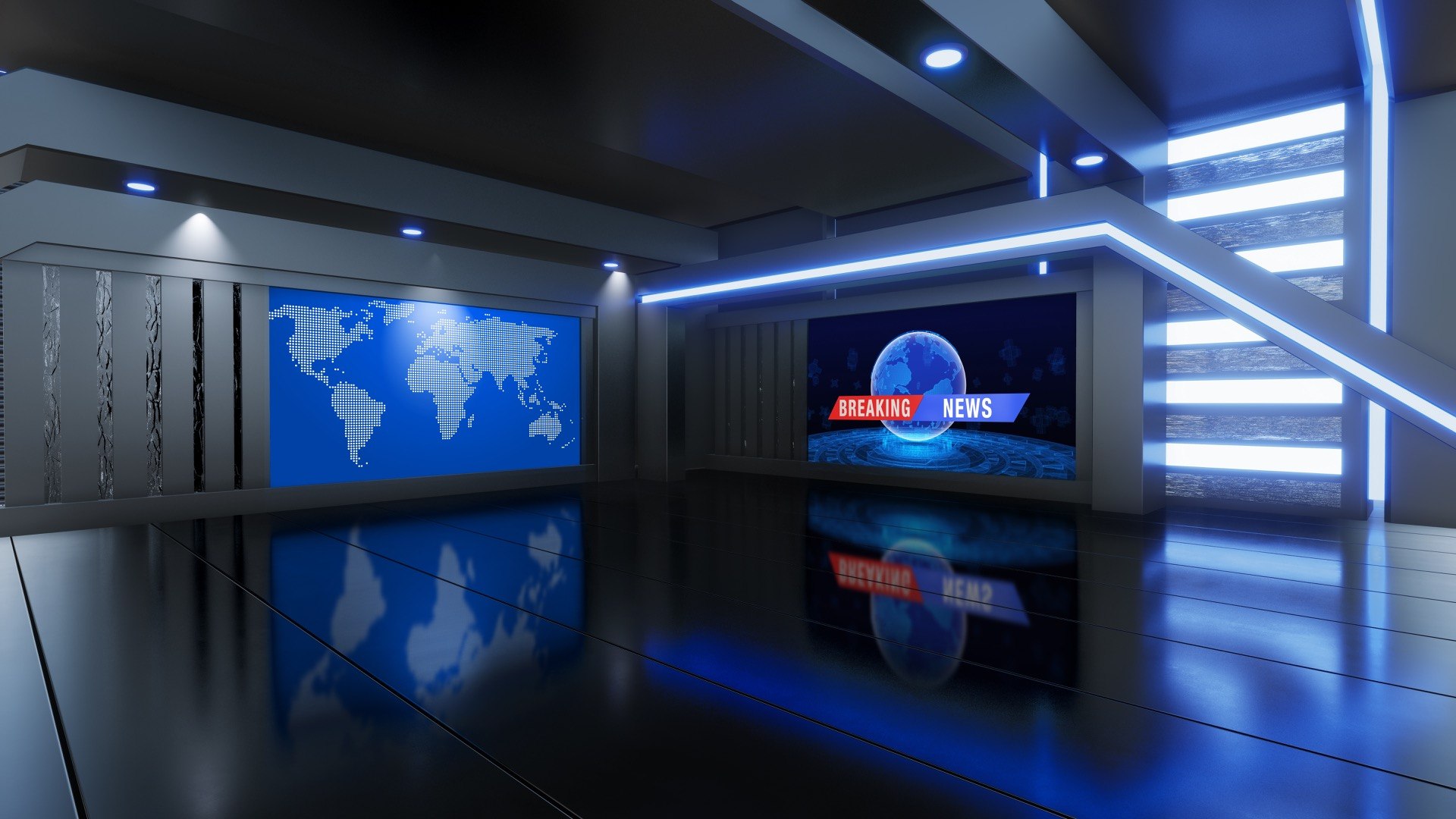 3D Virtual Studio Set 90 - TurboSquid 1871550