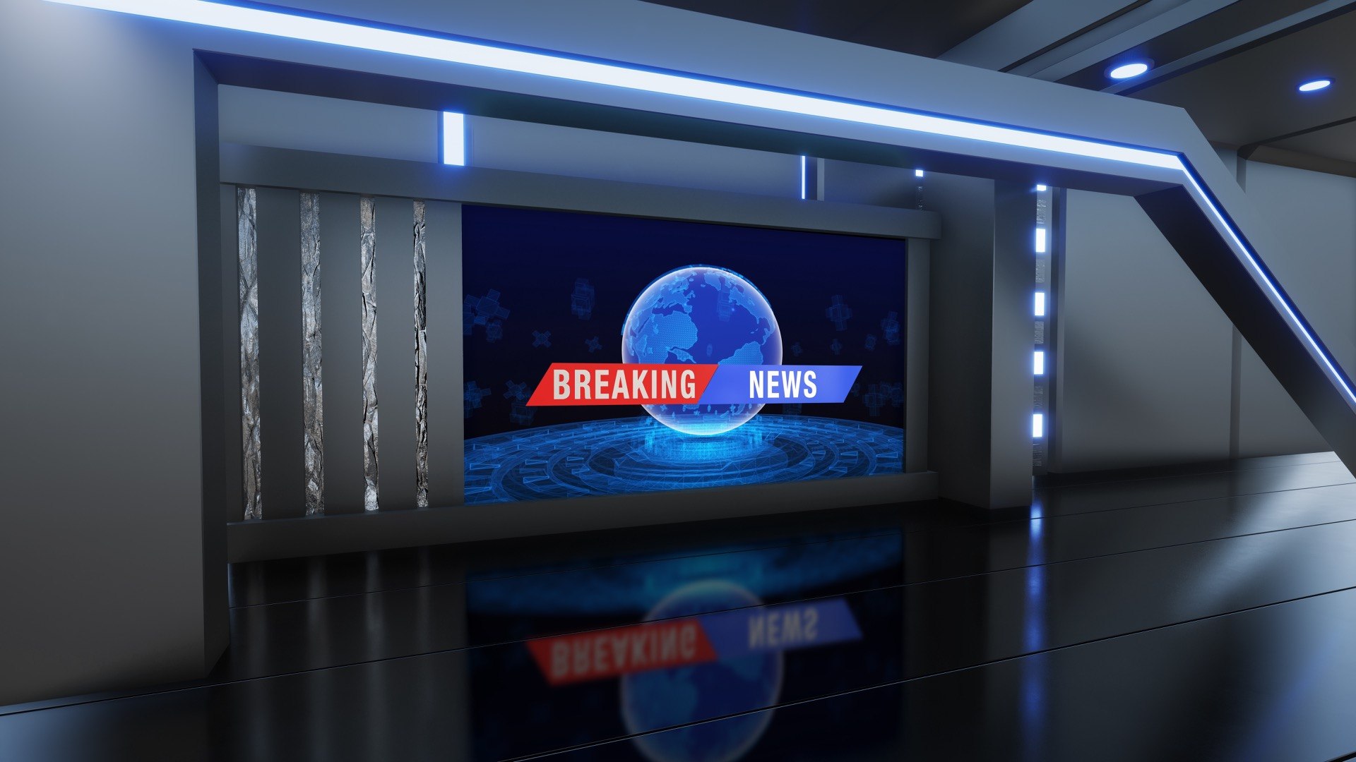 3D Virtual Studio Set 90 - TurboSquid 1871550