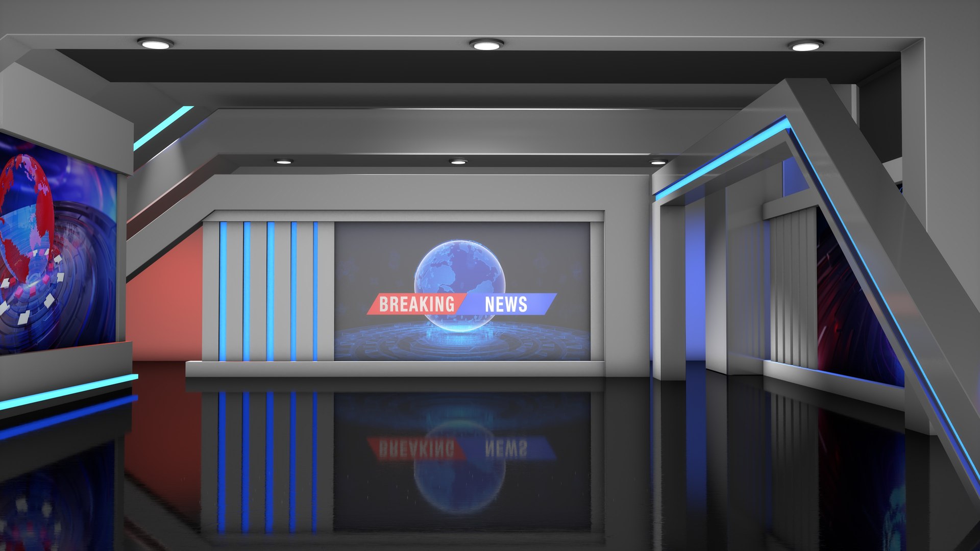 3D Virtual Studio Set 90 - TurboSquid 1871550